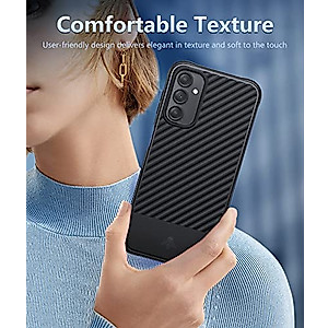 FNTCASE for Samsung Galaxy A14-5G Case: Soft TPU Slim Thin Protective Phonecase Shockproof Anti-Drop Full Body Protection Cell Phone Cover for Galaxy A145g - 6.6 inch 2023 Black