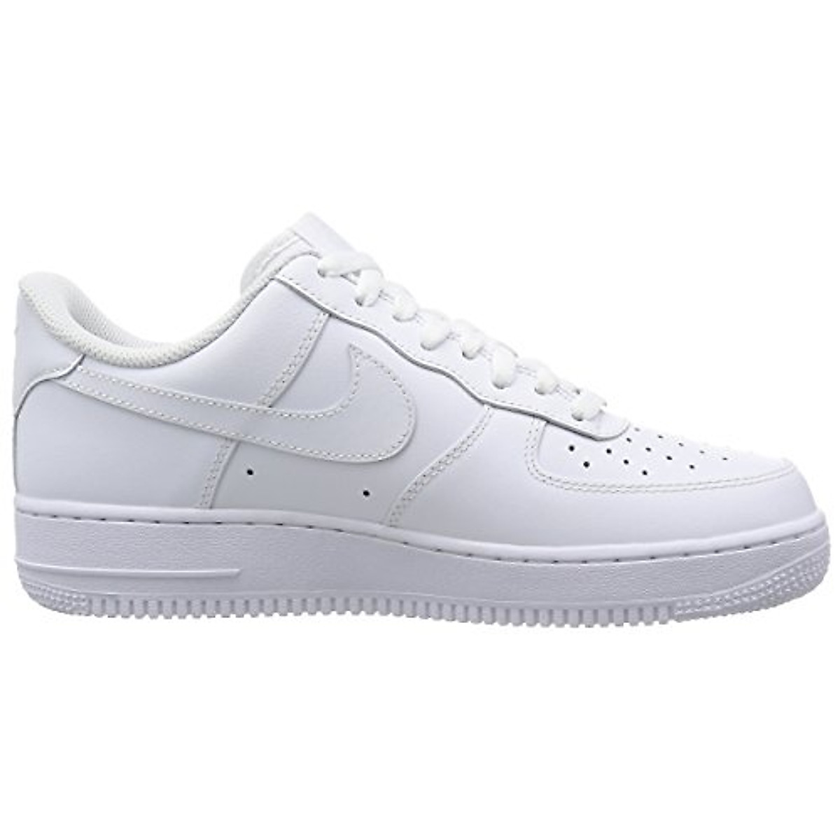 Nike Men’s Air Force 1 Low Sneaker (12, White)