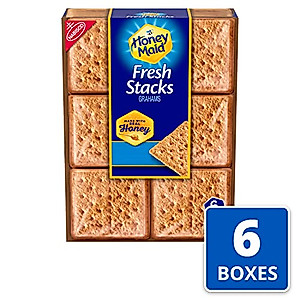 Honey Maid Fresh Stacks Graham Crackers, Flavour, 73.2 Ounce , 6 Count (Pack of 6)