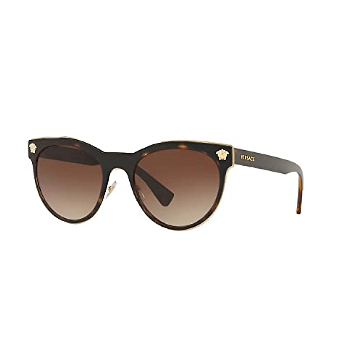 Versace MEDUSA CHARM VE2198 Sunglasses 125213-54 -, Brown Gradient VE2198-125213-54