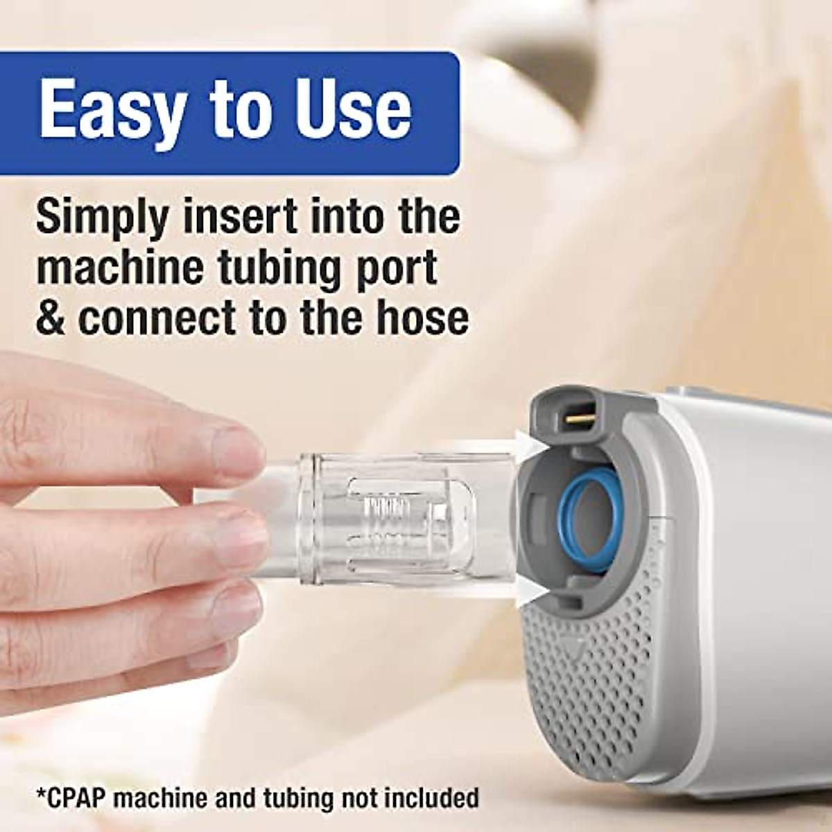 [3 Pack] Impresa Hose Adapter for ResMed AirMini CPAP Machine Fits Virtually Any CPAP Mask - Impresa Adapter for AirMini CPAP Accessories Only - Impresa Connector for ResMed AirMini Mask