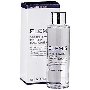 ELEMIS White Flowers Eye & Lip Make-Up Remover; Bi-Phase Eye Make-Up Remover, 4.2 Fl Oz