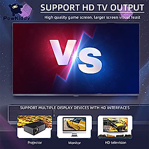 Powkiddy X18S Handheld Game Console, Android 9.0 System, Ultra-High Performance, Supports Multiple Emulator Games, 5.5-Inch HD Screen, Dual Speakers and Bluetooth Function