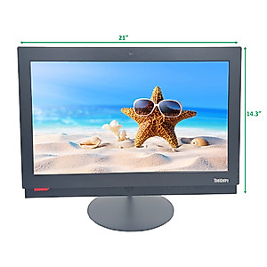 Lenovo ThinkCentre M810z All in One Desktop Computer PC, Intel Core i3-6100 3.70 GHz Processor, 8GB Ram, 256GB SSD, WiFi & Bluetooth, Keyboard Mouse, Win 10 Professional (Renewed)