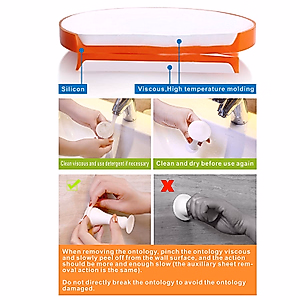 ZC GEL Magnetic Door Stopper Self Adhesive, Silicone Door Stop Holder Wall Mount Damage-Free with Durable Reusable Waterproof House Door Stopper, No Need to Drill Collision Mute No Trace (White)