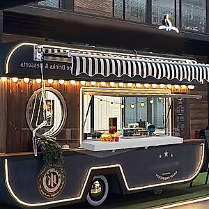 PrecisionAuto Concession Shelf 71" L x 11" W - 304 Stainless Steel Folding Serving Shelf, Wall Mount Shelving, Ideal for Food Truck, Grill Area, BBQ Table, Restaurant