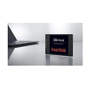SanDisk SSD PLUS 240GB Internal SSD - SATA III 6 Gb/s, 2.5"/7mm, Up to 530 MB/s - SDSSDA-240G-G26