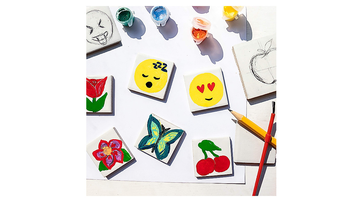 Creative Kids Magnetic Mini Tile Art: Craft 10 Magnets