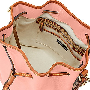 Dooney & Bourke Handbag, Pebble Grain Drawstring - Pale Pink