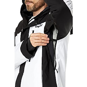 Oakley Unisex Oakley Tnp Tbt Insulated Tech Jacket, Black/White, X-Large US
