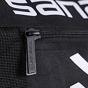 Sanabul Lab Series Mesh Duffel Gym Bag (Black/White, Oversize)