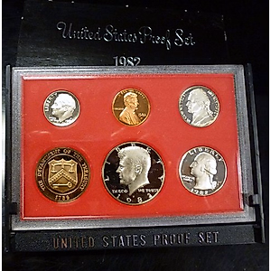 1982 S U.S. Mint Proof Set Original Mint Pkg