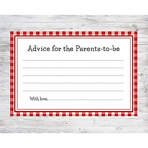 BBQ Baby-Q Advice for the Parent-to-be Baby Shower Cards - 24 count