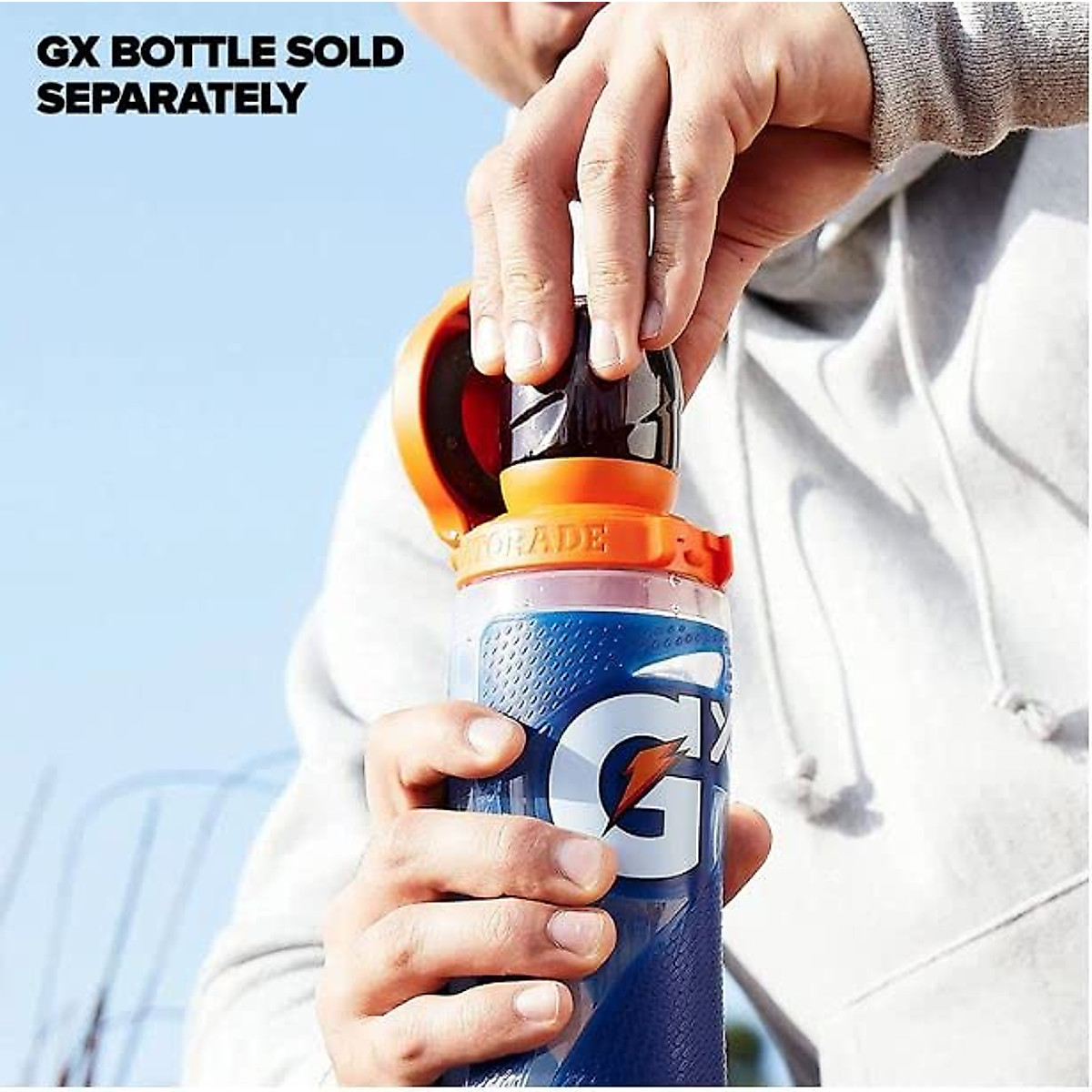 Gatorade Gx Hydration System, Non-Slip Gx Squeeze Bottles Or Gx Sports Drink Concentrate Pods Essentially for Southern Basics (8 Count) (Glacier Freeze)