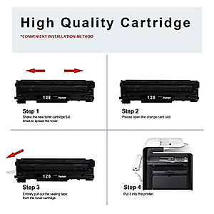 High Yield Cartridge 128 3500B001AA CRG128 Toner Cartridge Replacement for Canon 128 ImageCLASS MF4580dn Printer Ink, 2 Pack Up to 4,600 Pages