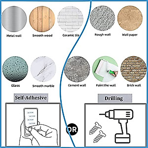 Paper Towel Holder Under Cabinet Brushed Nickel Wall Mount Paper Towel Holders Under Counter Hanging Paper Towel Rack Self-Adhesive Or Drilled with Damping Stainless Steel for Kitchen Bathroom Rv