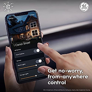 GE CYNC Smart LED Light Bulbs, Color Changing Lights, Bluetooth and Wi-Fi Lights,Compatible with Alexa and Google Home, PAR38 Outdoor Floodlight Bulbs (4 Pack)