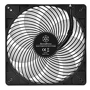 Silverstone Air Penetrator 184i ARGB High Performance 180mm air Channeling ARGB Fan with Shark Force Technology, SST-AP184i-ARGB