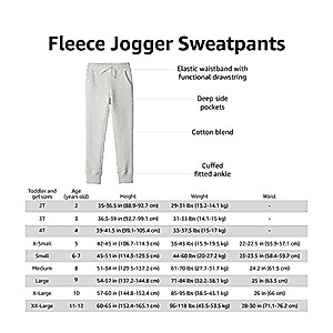 Amazon Essentials Women's Sweatpants, Black, Medium