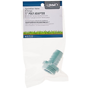 Orbit 57189 1-Inch Manifold Poly Adapter, Green
