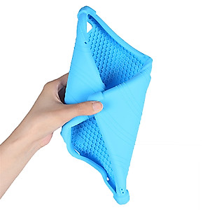 HminSen Case for Teclast P30S/M40 Plus Tablet, Silicone Stand Cover for Teclast P20S/P20HD/P40HD/M40/M40S/M40 PRO, for Blackview Tab 8/8E/Dragon Touch Notepad 102 10 Inch Tablet (Black)