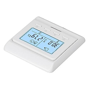 LANTRO JS ME5503 LCD Thermostat,Programmable Thermostat for Floor and Water Heating