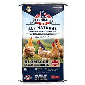 Kalmbach Feeds Hi Omega All Natural Layer Crumbles, 50 Lb