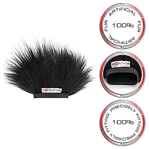 Gutmann Microphone Fur Windscreen Windshield for Olympus LS-P1 / LS-P2 / LS-P4 | Made in Germany
