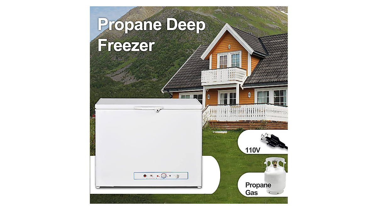 Buy SMETA 7.1 Cu.Ft Propane Chest Freezer for RVs