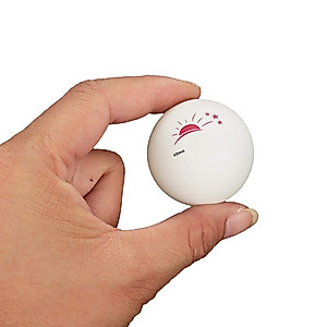 VBESTLIFE Ping Pong Balls with Box, 60 Pcs 3-Star Table Tennis Ball Ping Pong Balls for Competition Training Entertainment(White)