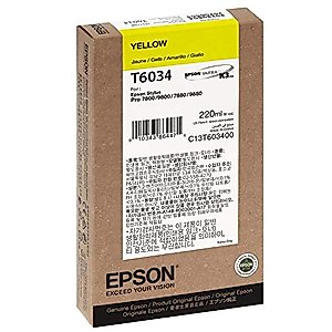 EPSON T603400 Ink44; Yellow UltraChrome K344; Stylus Pro 7880-9880 - 220ml