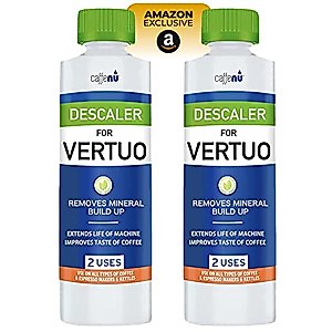 Descaling Solution for Nespresso Vertuo Machines. 2 bottles. 4 Uses