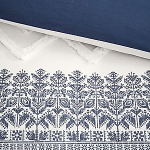 CinchFit American Made V Berth Boat Bedding - Mila 3 Piece Boat Duvet Cover Set - Duvet Cover & 2 Shams (Universal V Berth)