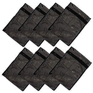 CHILDWEET 8pcs Black Laundry Bag Black Mesh Bags Lingerie Bra Mesh Bags for Travel Washing Machine Pouches Mesh Zipper Wash Bag Bra Bags for Laundry Mesh Bags for Laundry Washing Bags Black