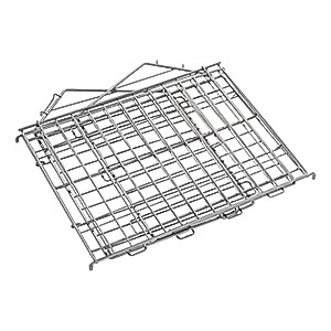 IRIS USA 17" Modular Wire Stacking Storage Basket, Great Storage for Linens, Groceries, Toys, Books, and More, Stackable, Easy Assemble, Multipurpose Home Organizer, Silver