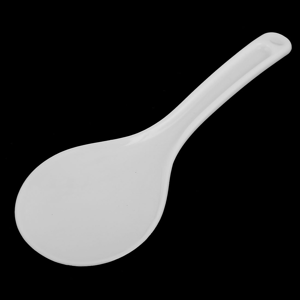 uxcell Plastic Rice Paddle, One Piece Design Rice Scoop Spoon Server Restaurant Kitchen Cooking Utensil White