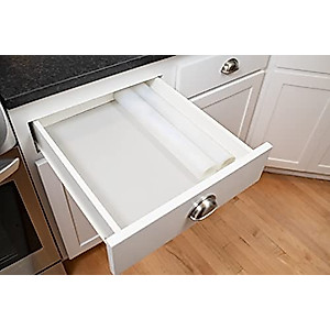 gasare, Extra Large, Thicker, Heat Resistant Mats, Countertop Protector, Silicone Mats for Kitchen Counter, Non Slip, Waterproof, Washable, 25 x 17 Inches x 1.4 mm, Set of 2, Translucent