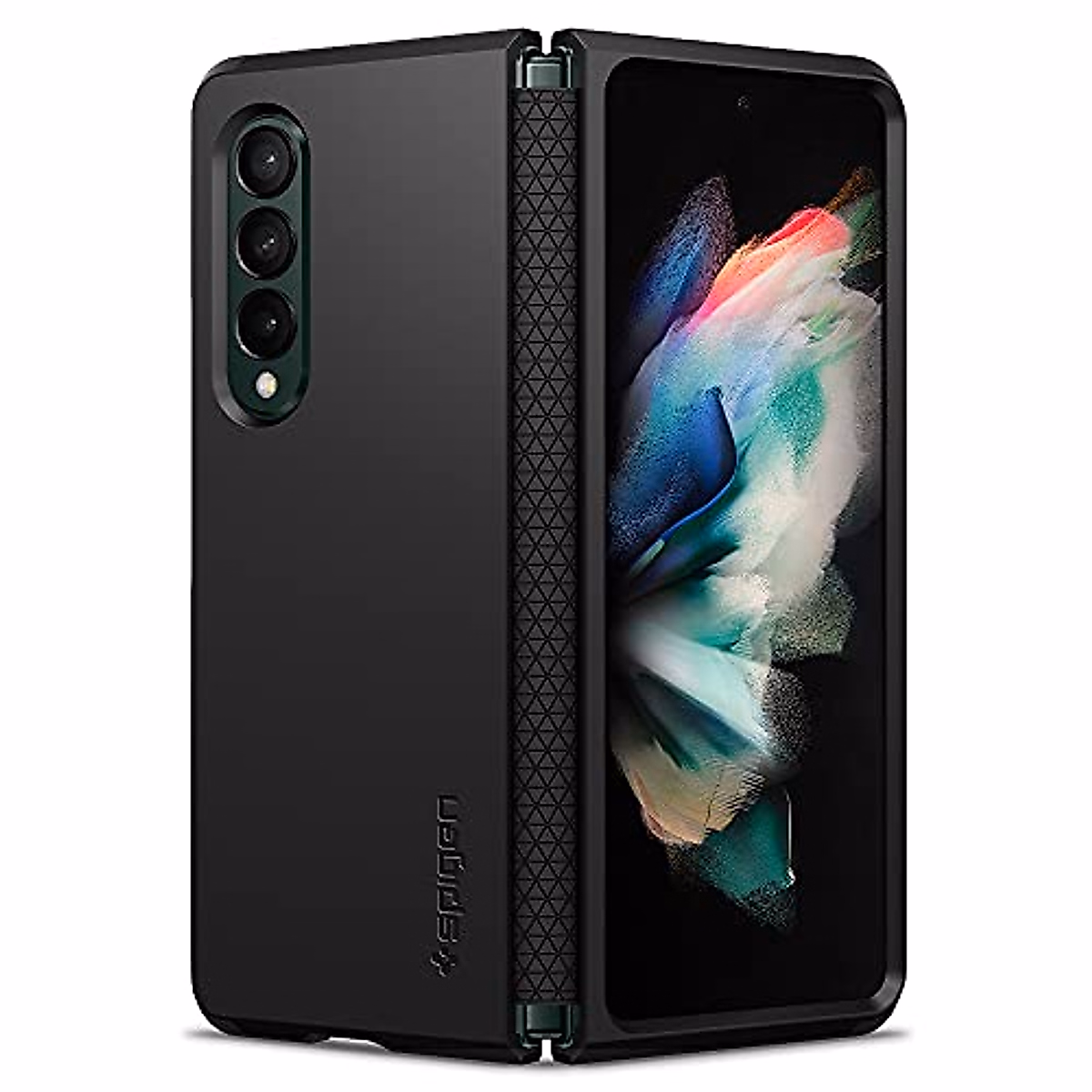 Spigen Tough Armor [Hinge Protection Technology] Designed for Galaxy Z Fold 3 5G Case (2021) - Black