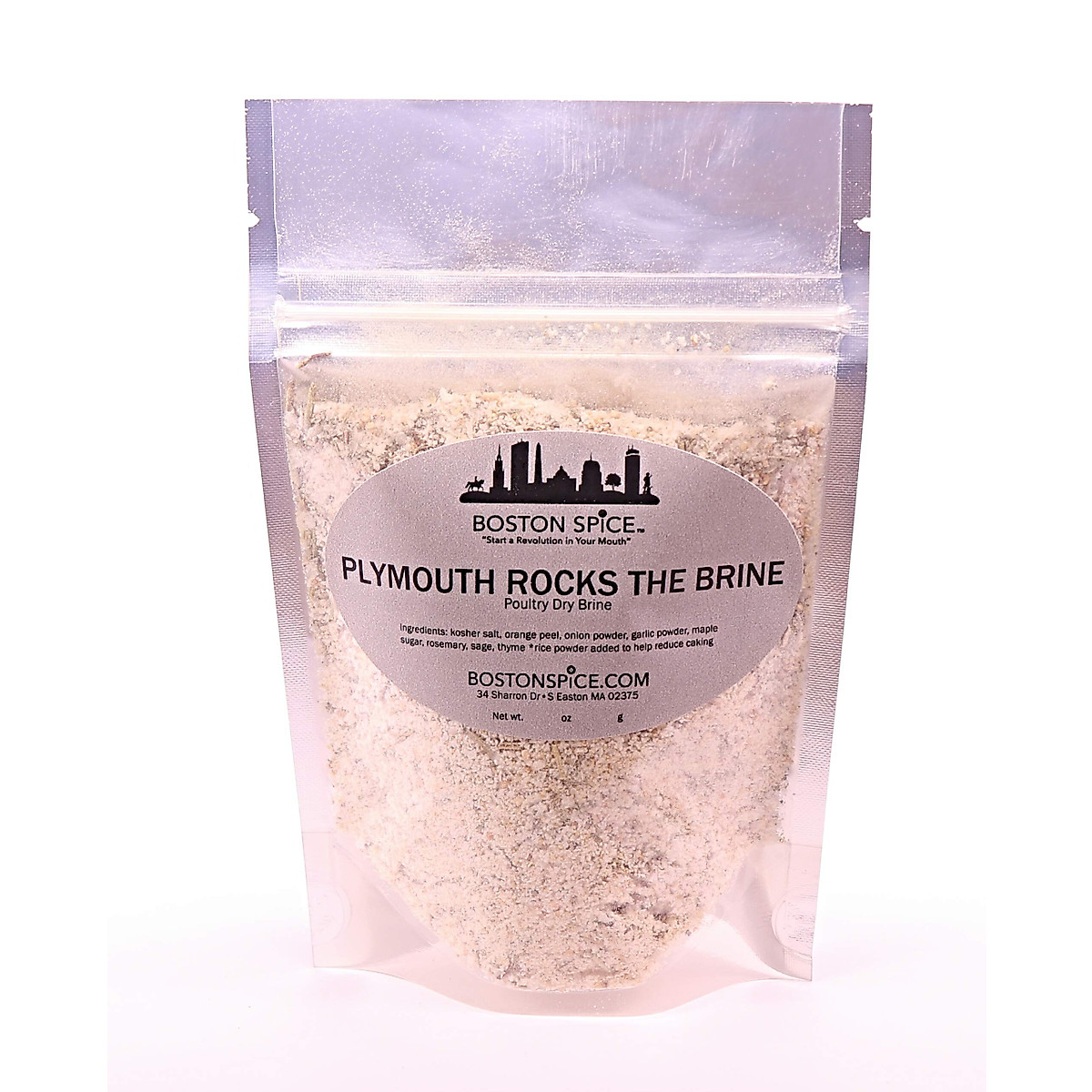 Boston Spice Plymouth Rocks The Brine No Water Needed Dry Handmade Seasoning Brining Blend For Turkey Chicken Duck Quail Fowl Poultry Thanksgiving Christmas No Mess 1 Cup Spice 7.9oz/225g