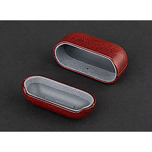 Haobobro Handcrafted AirPods Pro Leather Case Cover | Only Compatible with AirPods Pro (1st Gen) - Top Grain Leather AirPods Pro 1st Generation Case | Not for AirPods Pro (2nd Gen) - Brown