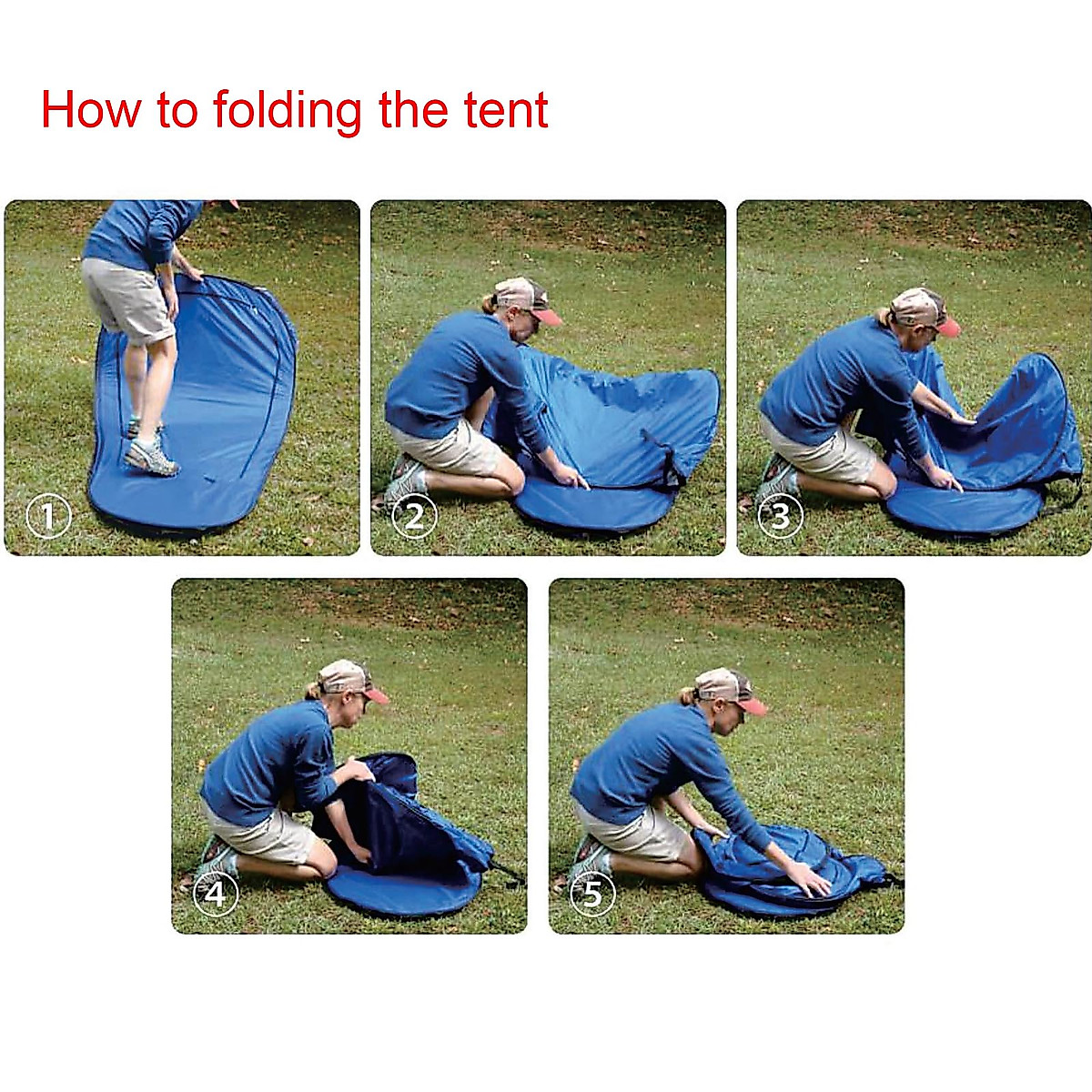 Single Pop Up Tent Pods Sports Fishing, Clear Rainproof Windproof Beach Tent for Wind and Rain in Chilly Weather，Lightweight and Sturdy, Easy Set Up, Outdoor Foldable (Pale Blue)