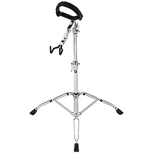 Meinl Percussion Djembe Stand with Double Braced Tripod Legs-NOT Made in China-Equpped with Rubber Padded Hooks, Fully Height and Angle Adjustable, 2-Year Warranty, Black (TMD)