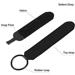 Replacement Part For Touch-Controller Grip Cover Case Strap For Oculus Qu/Rift S Wrist Strap Anti-Throw Han Protective Accessories - (Color: Black)