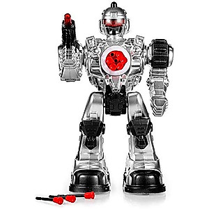 Play22 Remote Control Robot Toy - Robots for Kids Superb Fun Toy - Toy Robot Shoots Missiles Walks Talks & Dances with Flashing Lights 10 Functions - Best RC Robot Gift for Boys and Girls -Original