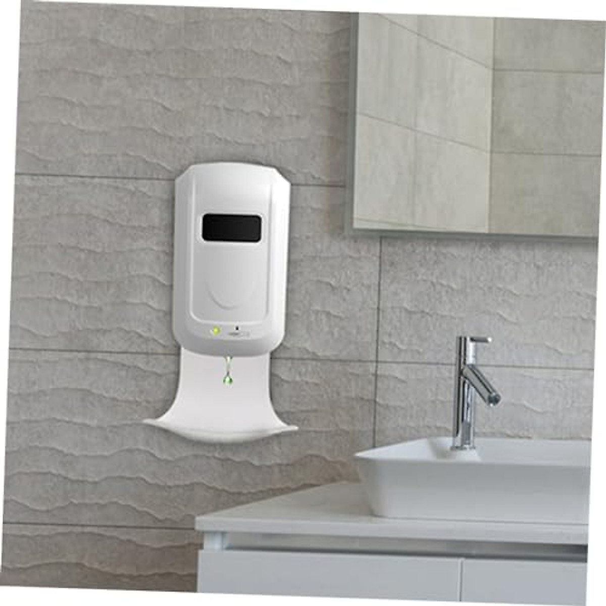 SHERCHPRY 2pcs Water Tray Dispenser Catch Tray Automatic Drip Tray Bubble Soap Cup Tray Dispenser Drip Tray Foam Soap Auto Soap Dispenser Clothes Washing Powder White Leakproof Abs