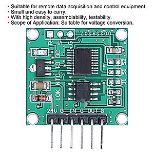Voltage Converter Module, Thermistor to Voltage Temperature Transmitter, 9 24V Input, 0 5V/0 10V Output, PCB Material, for Remote Data Acquisition and Control Equipment