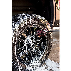 Liquid X Original Wheel Woolies Brushes 3 Piece Kit - Includes Angled Caliper Spoke Brush - USA Made - Black - New & Improved