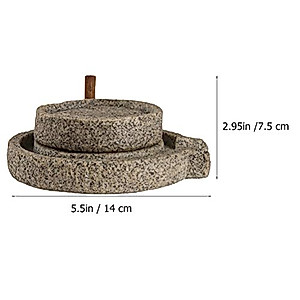 PartyKindom 1pc Ornaments Flower pots for Indoor Plants Planter pots for Indoor House Plants Artificial Plant pots Outdoor Flower pots Mini vase Garden Flowerpot Office Succulents Resin Unique