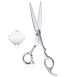 Hair Cutting Scissors, Aethland Japanese 9CR Stainless Steel Professional Barber Hairdressing Shears (Trimming Shaping Grooming Shears) for Men Women Pets Home Salon Barber Haircut Kit, 6.5"