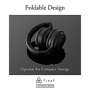 Final UX3000 Wireless Overhead Headphones with Active Noise Cancelling